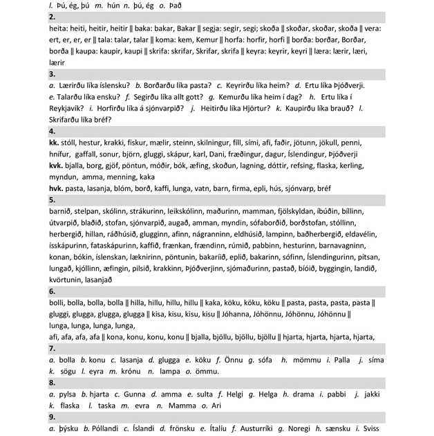 Stefan Drabek: Icelandic Grammar Step by Step - Exercise book (1st ...